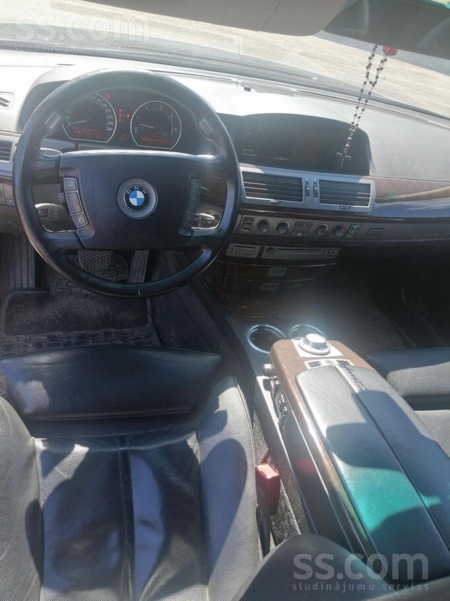 Melns BMW 730 2003 Limbaži, ar dzinēja tilpumu 3.00 L un nobraukumu 344 tūkst. km par 1380 €, foto 6 vietnē AUTOMOTO.COM.LV