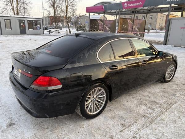 Black BMW 730 2003 in Rezekne, with an engine capacity of 3.00 L and mileage of 670 thousand km for 2700 €, photo 1 on AUTOMOTO.COM.LV