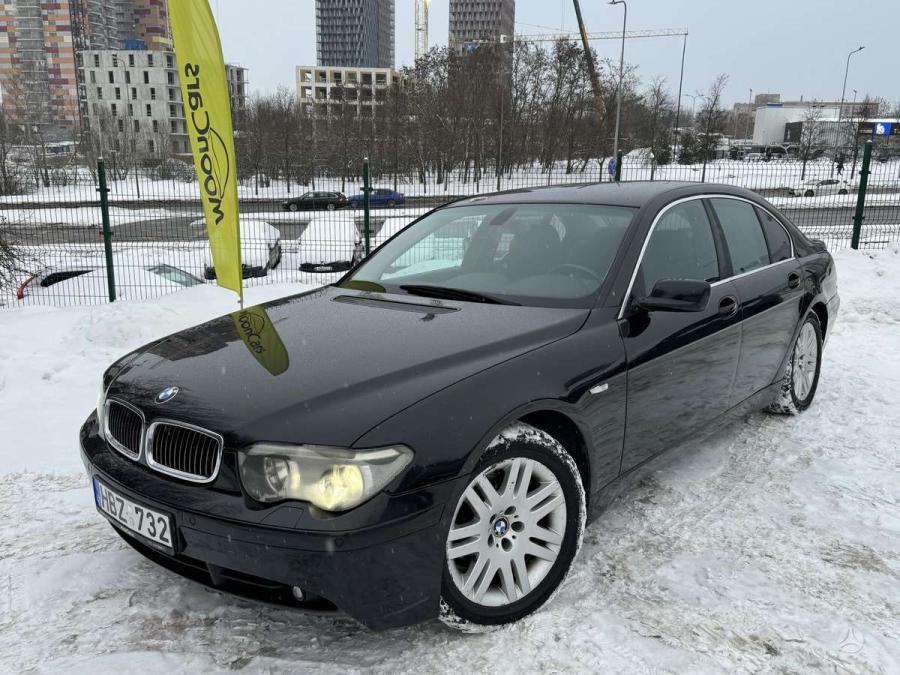 Melns BMW 730 2003 Viļņa, ar dzinēja tilpumu 2.99 L un nobraukumu 306 tūkst. km par 2800 €, foto 1 vietnē AUTOMOTO.COM.LV