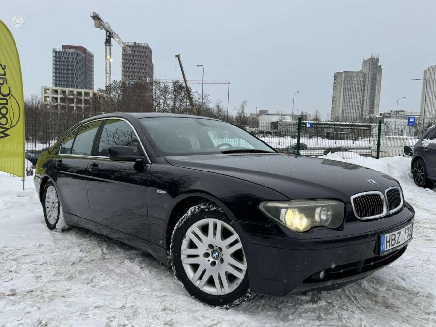 Melns BMW 730 2003 Viļņa, ar dzinēja tilpumu 2.99 L un nobraukumu 306 tūkst. km par 2800 €, foto 3 vietnē AUTOMOTO.COM.LV