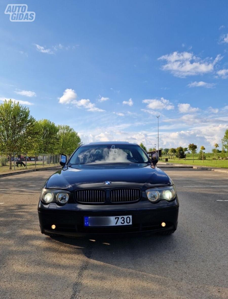 Black BMW 730 2003 in Marijampole, with an engine capacity of 3.00 L and mileage of 269 thousand km for 3500 €, photo 1 on AUTOMOTO.COM.LV