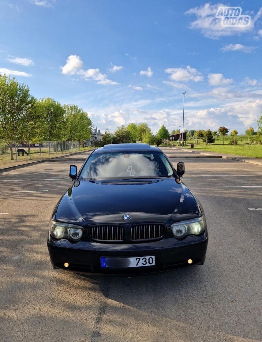 Black BMW 730 2003 in Marijampole, with an engine capacity of 3.00 L and mileage of 269 thousand km for 3500 €, photo 3 on AUTOMOTO.COM.LV