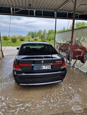 Black BMW 730 2003 in Marijampole, with an engine capacity of 3.00 L and mileage of 269 thousand km for 3500 €, photo 5 on AUTOMOTO.COM.LV