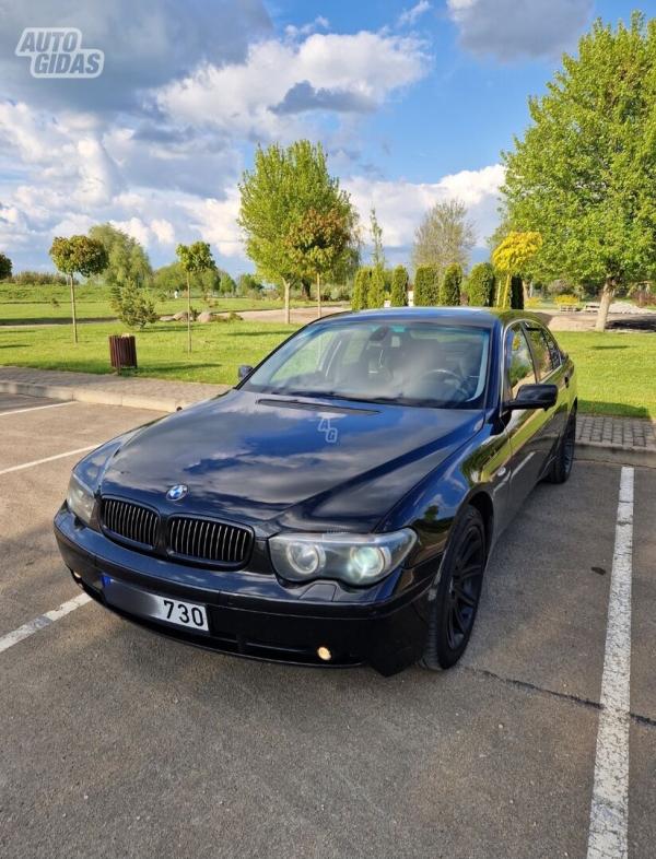Black BMW 730 2003 in Marijampole, with an engine capacity of 3.00 L and mileage of 269 thousand km for 3500 €, photo 8 on AUTOMOTO.COM.LV