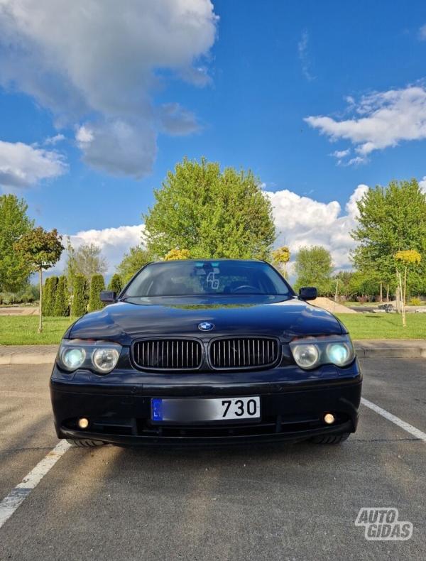 Black BMW 730 2003 in Marijampole, with an engine capacity of 3.00 L and mileage of 269 thousand km for 3500 €, photo 9 on AUTOMOTO.COM.LV