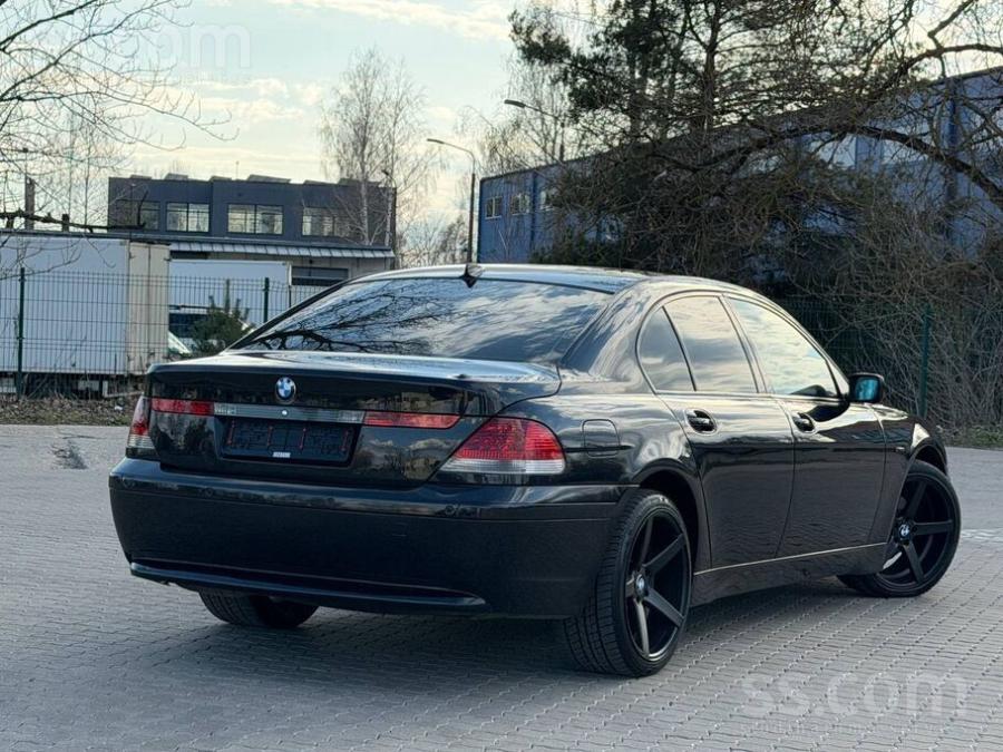 Melns BMW 730 2003 Rīga, ar dzinēja tilpumu 3.00 L un nobraukumu 0 tūkst. km par 3850 €, foto 5 vietnē AUTOMOTO.COM.LV