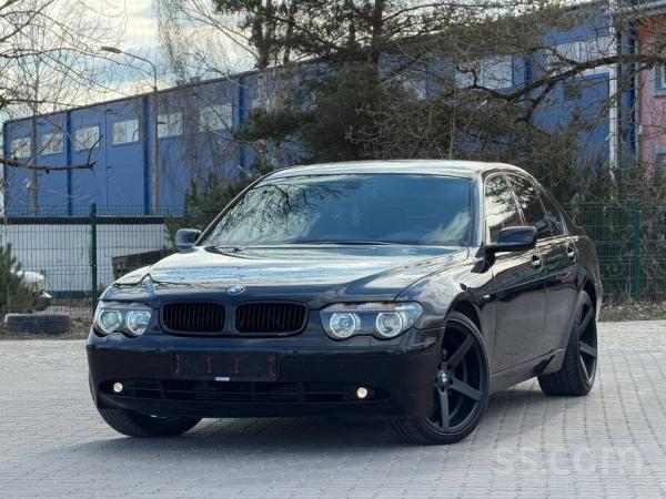 Black BMW 730 2003 in Riga, with an engine capacity of 3.00 L and mileage of 0 thousand km for 3750 €, photo 3 on AUTOMOTO.COM.LV