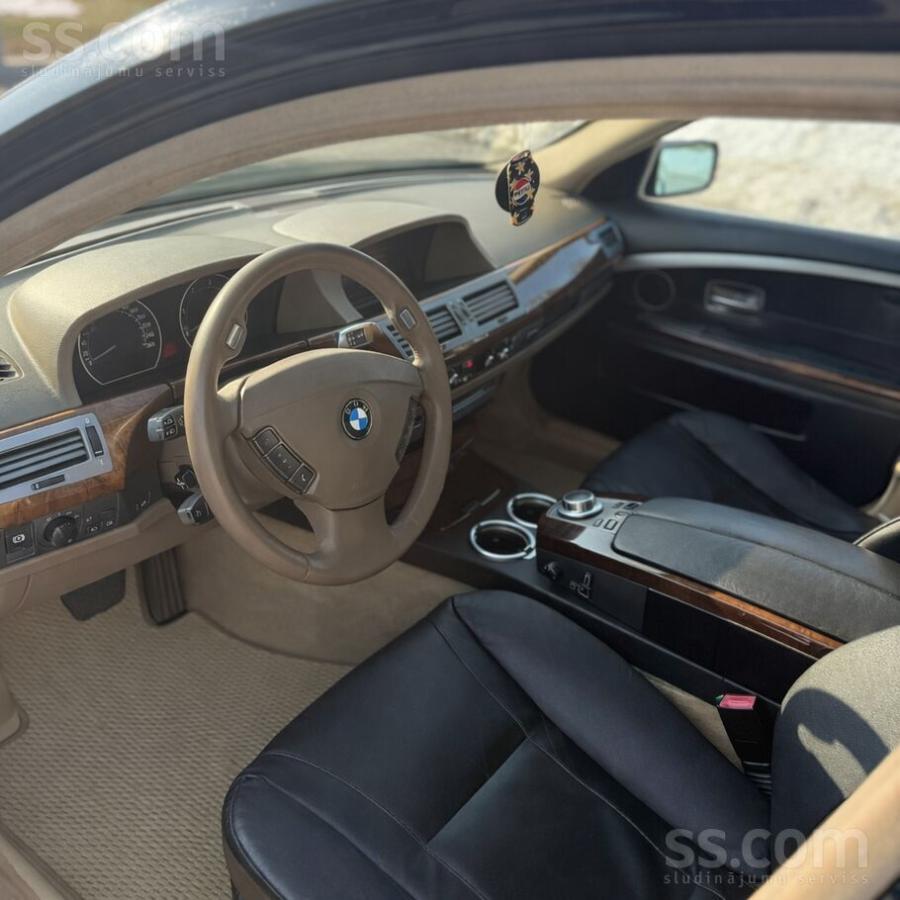 Melns BMW 730 2003 Rēzekne, ar dzinēja tilpumu 3.00 L un nobraukumu 637 tūkst. km par 2250 €, foto 6 vietnē AUTOMOTO.COM.LV
