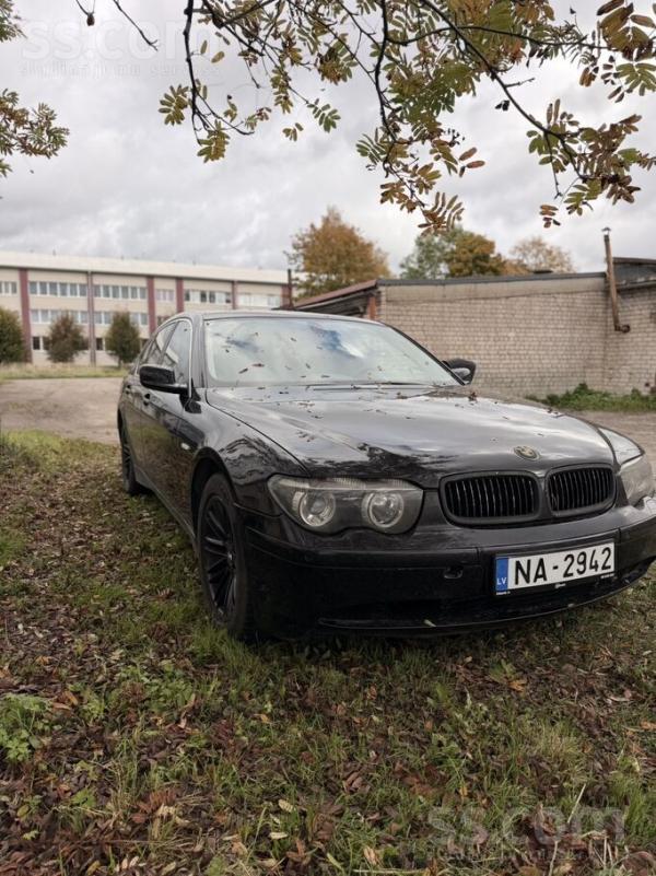 BMW 730 2003 Valmiera vietnÄ Melns BMW 730 2003 Valmiera, ar dzinÄja tilpumu 3.00 L un nobraukumu 396 tÅ«kst. km par 1600 ā¬, foto 1 vietnÄ AUTOMOTO.COM.LV