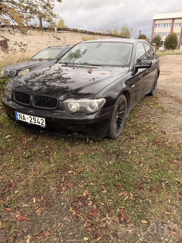 BMW 730 2003 Valmiera vietnÄ Melns BMW 730 2003 Valmiera, ar dzinÄja tilpumu 3.00 L un nobraukumu 396 tÅ«kst. km par 1600 ā¬, foto 3 vietnÄ AUTOMOTO.COM.LV
