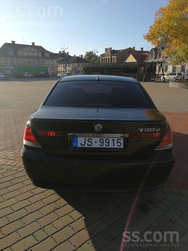 Melns BMW 730 2003 Bauska, ar dzinēja tilpumu 3.00 L un nobraukumu 335 tūkst. km par 4900 €, foto 9 vietnē AUTOMOTO.COM.LV