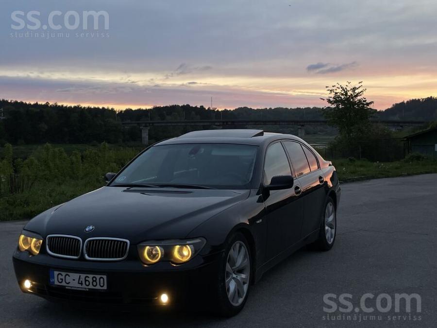 Black BMW 730 2004 in Daugavpils, with an engine capacity of 3.00 L and mileage of 0 thousand km for 5700 €, photo 16 on AUTOMOTO.COM.LV