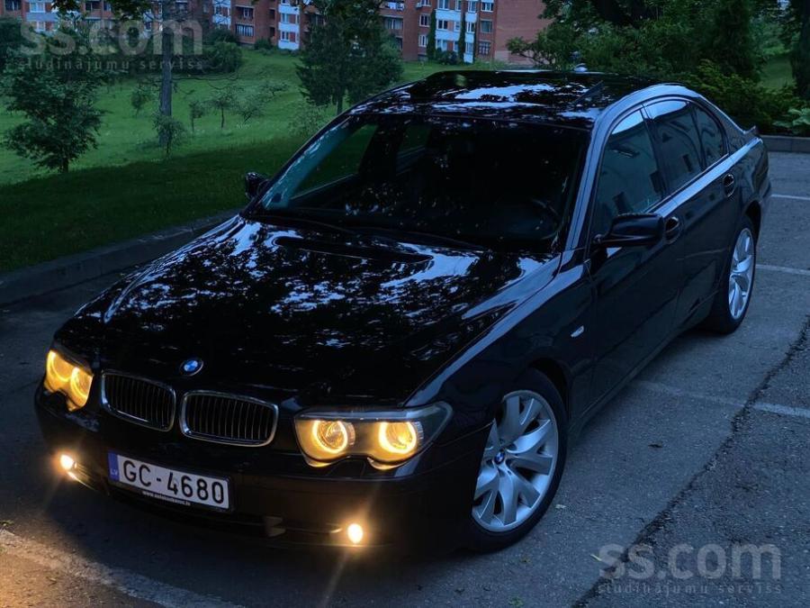 Melns BMW 730 2004 Daugavpils, ar dzinēja tilpumu 3.00 L un nobraukumu 0 tūkst. km par 12500 €, foto 1 vietnē AUTOMOTO.COM.LV
