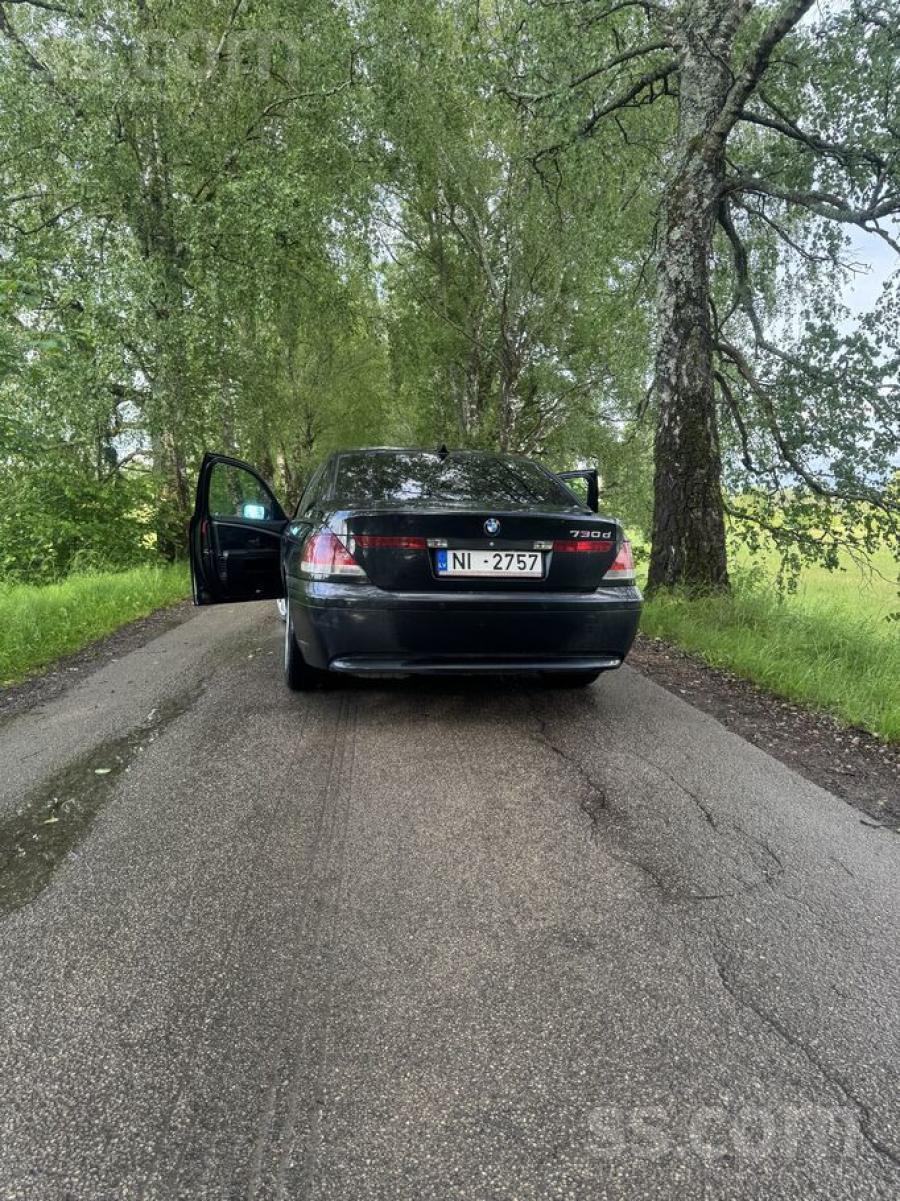 Melns BMW 730 2004 Jēkabpils, ar dzinēja tilpumu 3.00 L un nobraukumu 313 tūkst. km par 3250 €, foto 4 vietnē AUTOMOTO.COM.LV