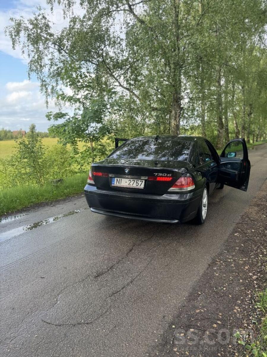 Melns BMW 730 2004 Jēkabpils, ar dzinēja tilpumu 3.00 L un nobraukumu 313 tūkst. km par 3250 €, foto 5 vietnē AUTOMOTO.COM.LV