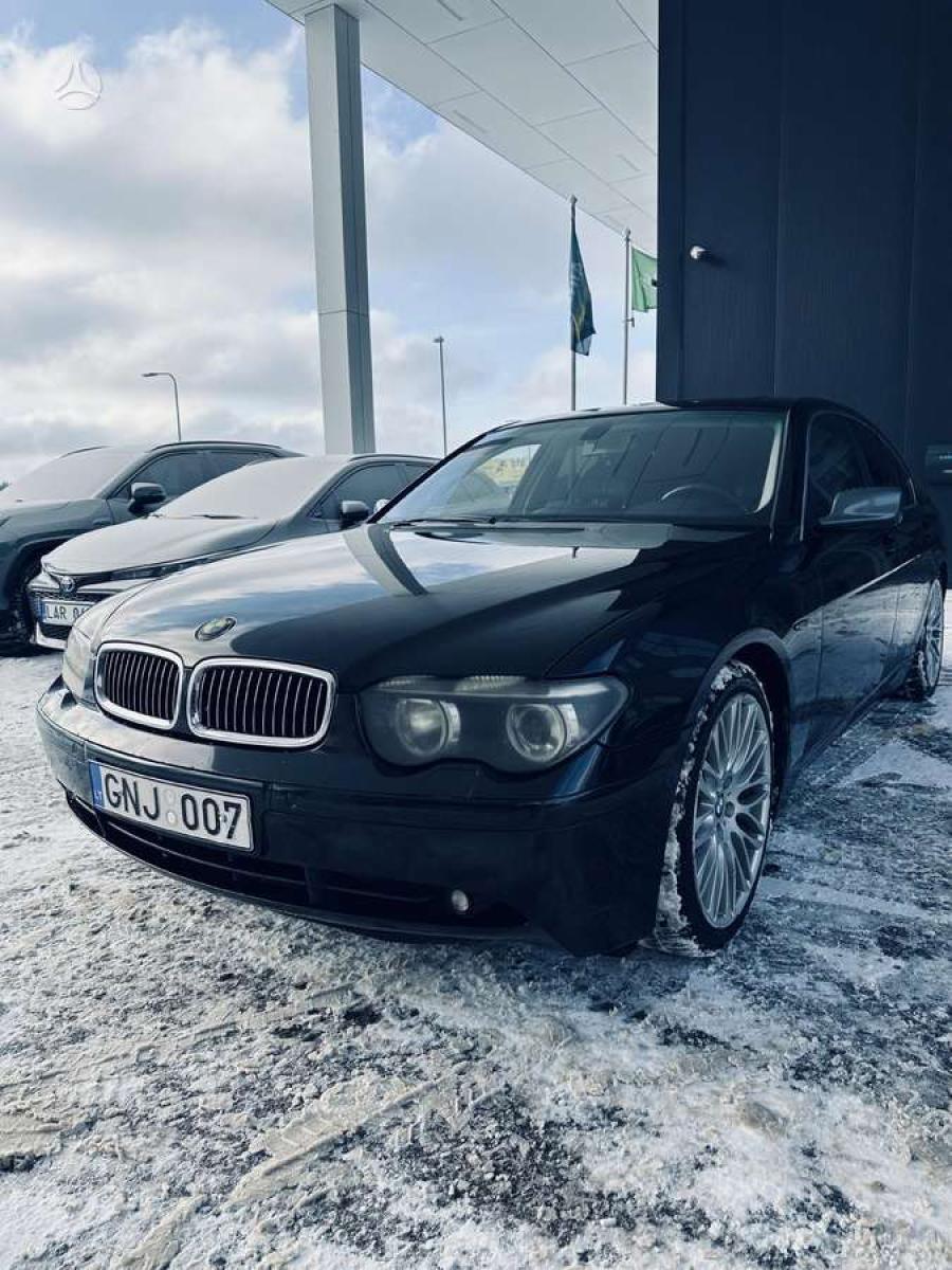 Melns BMW 730 2004 Viļņa, ar dzinēja tilpumu 3.00 L un nobraukumu 499 tūkst. km par 3650 €, foto 1 vietnē AUTOMOTO.COM.LV