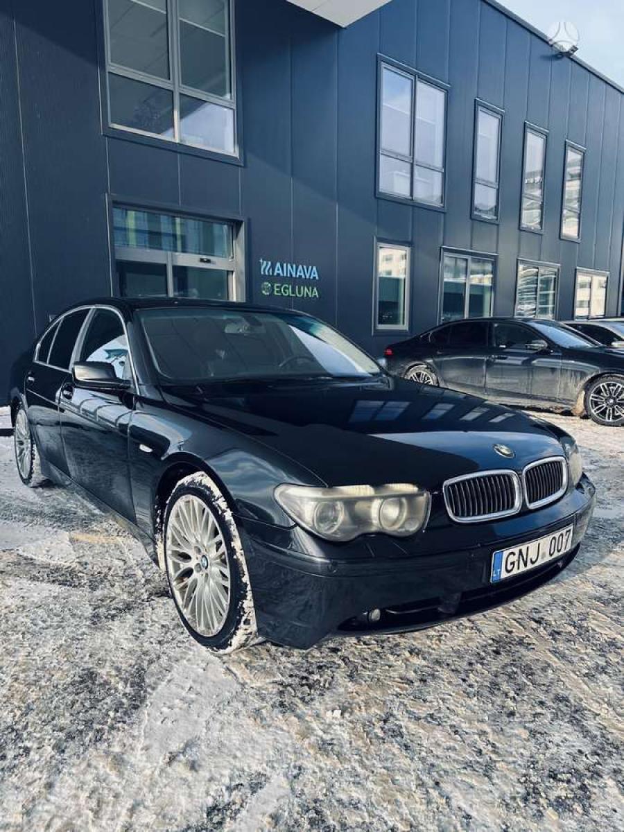 Melns BMW 730 2004 Viļņa, ar dzinēja tilpumu 3.00 L un nobraukumu 499 tūkst. km par 3650 €, foto 2 vietnē AUTOMOTO.COM.LV