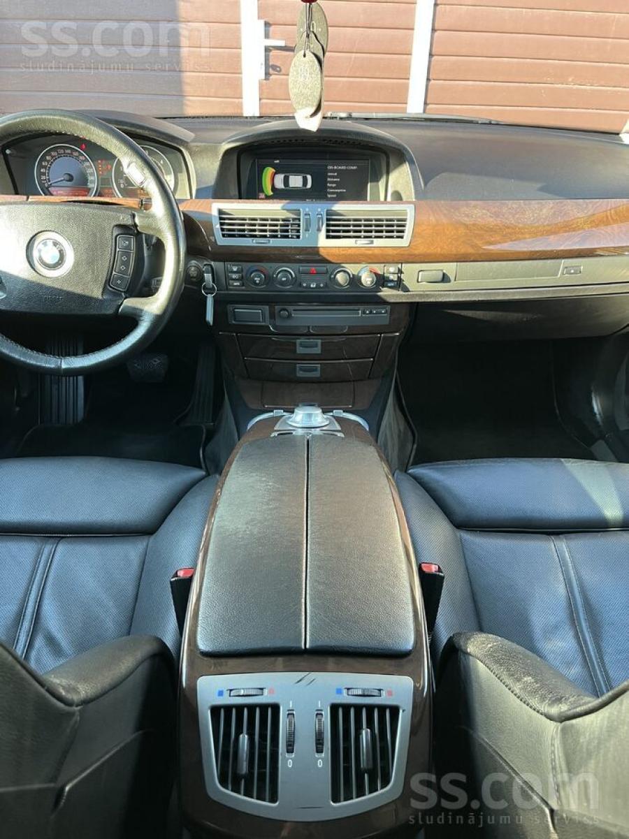 Melns BMW 730 2004 Dobele, ar dzinēja tilpumu 3.00 L un nobraukumu 0 tūkst. km par 3150 €, foto 12 vietnē AUTOMOTO.COM.LV