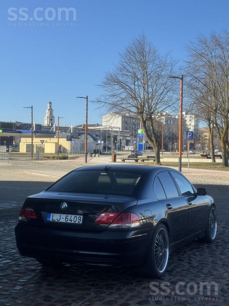 Melns BMW 730 2004 Liepāja, ar dzinēja tilpumu 3.00 L un nobraukumu 413 tūkst. km par 3950 €, foto 3 vietnē AUTOMOTO.COM.LV