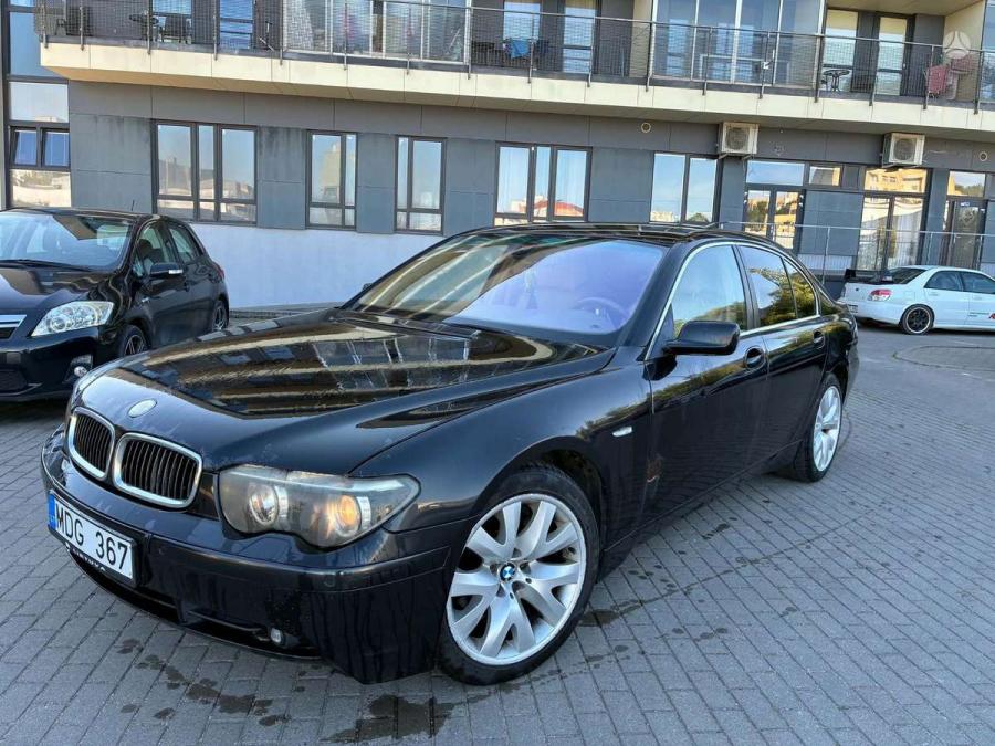 Melns BMW 730 2004 Viļņa, ar dzinēja tilpumu 2.99 L un nobraukumu 350 tūkst. km par 1750 €, foto 3 vietnē AUTOMOTO.COM.LV