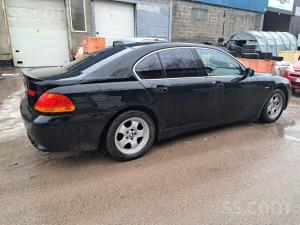 Black BMW 730 2004 in Riga, with an engine capacity of 3.00 L and mileage of 0 thousand km for 2650 €, photo 4 on AUTOMOTO.COM.LV