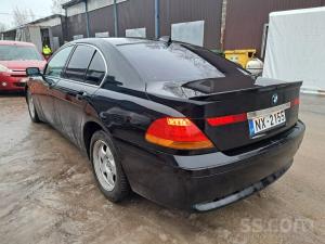 Black BMW 730 2004 in Riga, with an engine capacity of 3.00 L and mileage of 0 thousand km for 2650 €, photo 5 on AUTOMOTO.COM.LV