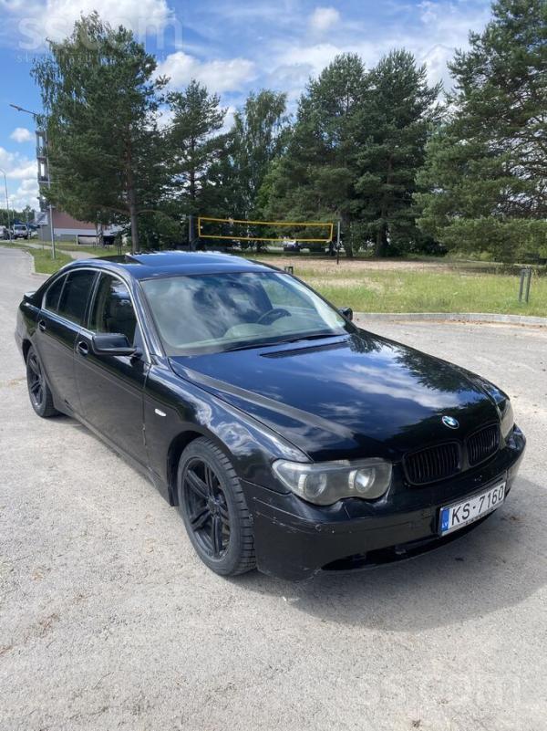 Melns BMW 730 2004 Rīga, ar dzinēja tilpumu 3.00 L un nobraukumu 425 tūkst. km par 2500 €, foto 1 vietnē AUTOMOTO.COM.LV