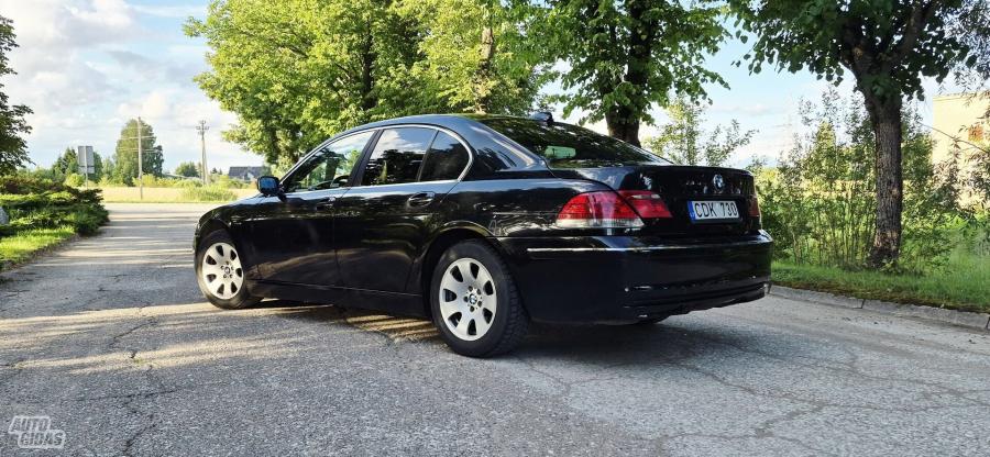 Melns BMW 730 2004 Kauņa, ar dzinēja tilpumu 3.00 L un nobraukumu 392 tūkst. km par 2500 €, foto 4 vietnē AUTOMOTO.COM.LV