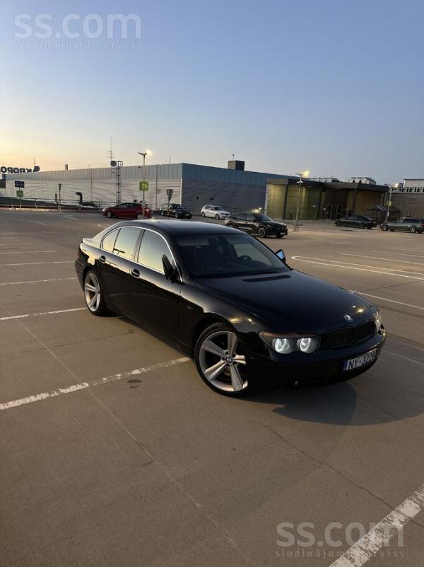 Melns BMW 730 2004 Rīga, ar dzinēja tilpumu 3.00 L un nobraukumu 342 tūkst. km par 4200 €, foto 1 vietnē AUTOMOTO.COM.LV