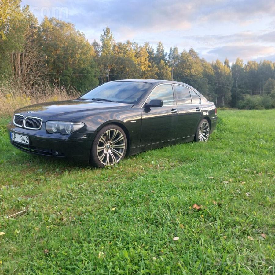 Melns BMW 730 2004 Ludza, ar dzinēja tilpumu 3.00 L un nobraukumu 503 tūkst. km par 1500 €, foto 1 vietnē AUTOMOTO.COM.LV