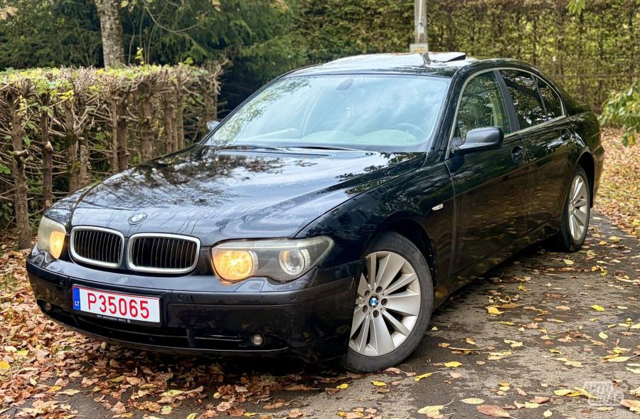 Black BMW 730 2004 in Vilnius, with an engine capacity of 3.00 L and mileage of 550 thousand km for 1000 €, photo 4 on AUTOMOTO.COM.LV