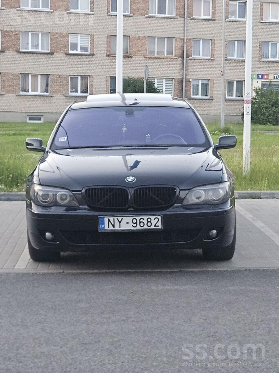Black BMW 730 2005 in Rezekne, with an engine capacity of 3.00 L and mileage of 391 thousand km for 4300 €, photo 3 on AUTOMOTO.COM.LV