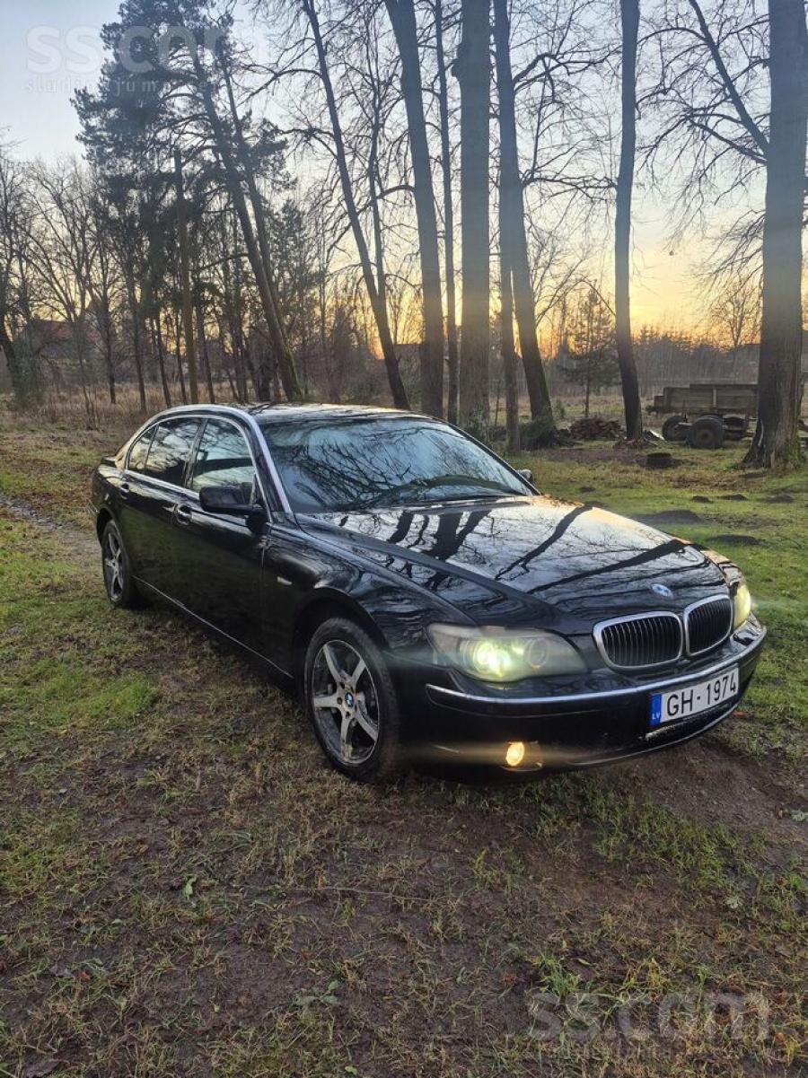 Melns BMW 730 2005 Tukums, ar dzinēja tilpumu 3.00 L un nobraukumu 390 tūkst. km par 4700 €, foto 2 vietnē AUTOMOTO.COM.LV