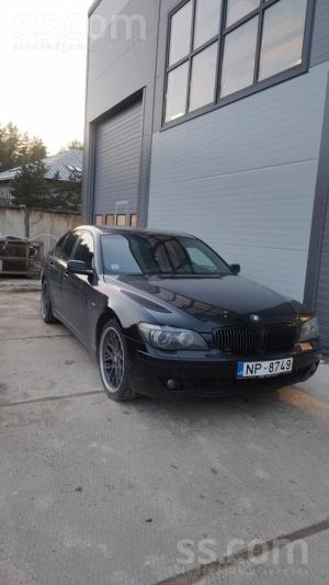 Melns BMW 730 2005 Preiļi, ar dzinēja tilpumu 3.00 L un nobraukumu 602 tūkst. km par 4199 €, foto  vietnē AUTOMOTO.COM.LV