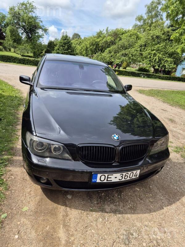 Black BMW 730 2005 in Liepaja, with an engine capacity of 3.00 L and mileage of 420 thousand km for 4300 €, photo 2 on AUTOMOTO.COM.LV