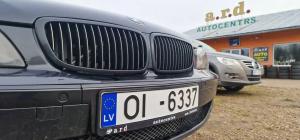 Black BMW 730 2005 in Valmiera, with an engine capacity of 3.00 L and mileage of 283 thousand km for 4400 €, photo 14 on AUTOMOTO.COM.LV