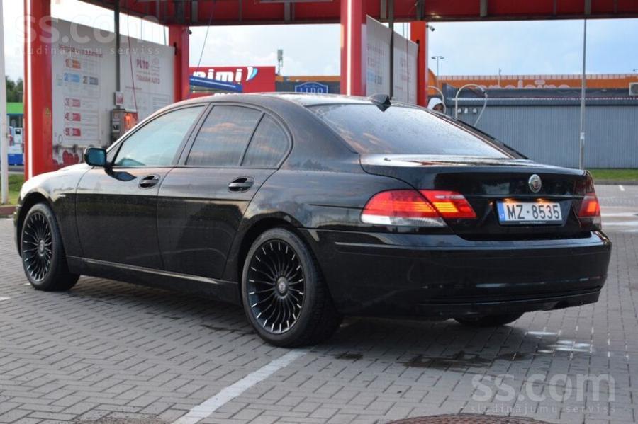 Melns BMW 730 2005 Rīga, ar dzinēja tilpumu 3.00 L un nobraukumu 0 tūkst. km par 4400 €, foto 5 vietnē AUTOMOTO.COM.LV