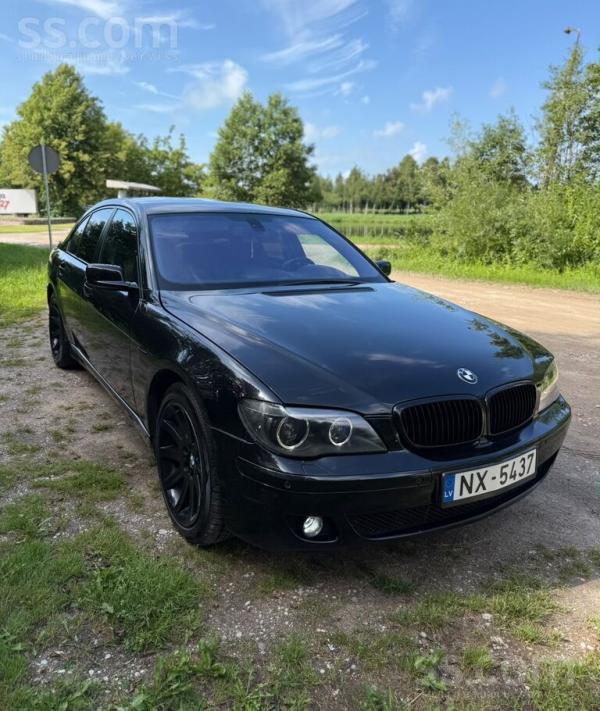 Черный БМВ 730 2005 в Талси, объемом двигателя 3.00 л и пробегом 437 тыс. км за 3350 €, фото 2 на AUTOMOTO.COM.LV