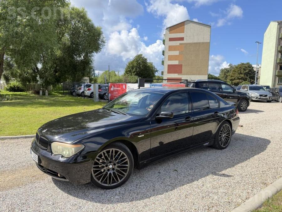 Melns BMW 730 2005 Ventspils, ar dzinēja tilpumu 3.00 L un nobraukumu 357 tūkst. km par 3500 €, foto 1 vietnē AUTOMOTO.COM.LV