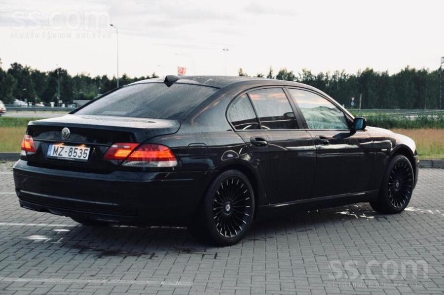 Черный БМВ 730 2005 в Рига, объемом двигателя 3.00 л и пробегом 0 тыс. км за 3100 €, фото 1 на AUTOMOTO.COM.LV