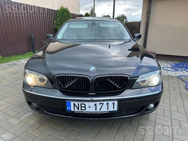 Black BMW 730 2005 in Daugavpils, with an engine capacity of 3.00 L and mileage of 0 thousand km for 2700 €, photo 7 on AUTOMOTO.COM.LV