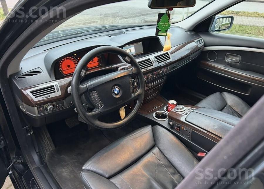 Melns BMW 730 2005 Daugavpils, ar dzinēja tilpumu 3.00 L un nobraukumu 0 tūkst. km par 2700 €, foto 23 vietnē AUTOMOTO.COM.LV