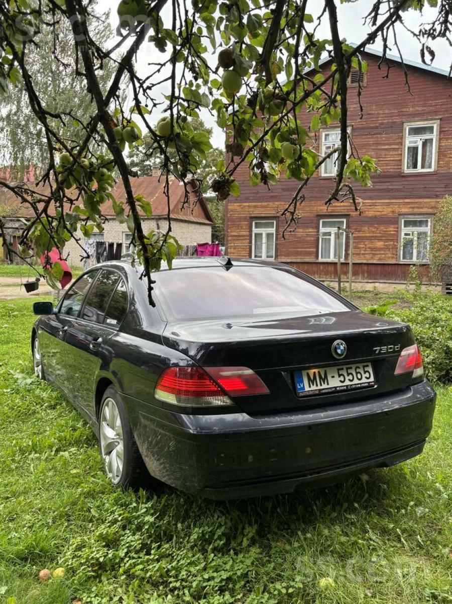 Black BMW 730 2005 in Rezekne, with an engine capacity of 3.00 L and mileage of 432 thousand km for 4000 €, photo 3 on AUTOMOTO.COM.LV