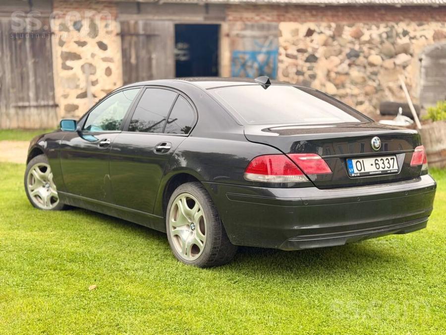 Melns BMW 730 2005 Valmiera, ar dzinēja tilpumu 3.00 L un nobraukumu 299 tūkst. km par 6500 €, foto 4 vietnē AUTOMOTO.COM.LV