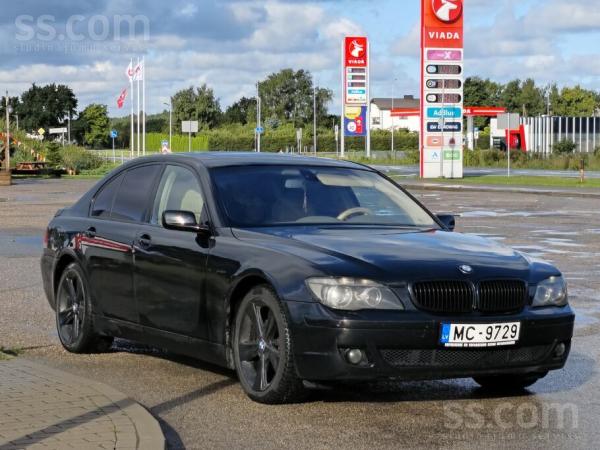 Black BMW 730 2005 in Kuldiga, with an engine capacity of 3.00 L and mileage of 280 thousand km for 4200 €, photo 1 on AUTOMOTO.COM.LV