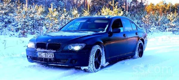 Black BMW 730 2005 in Kuldiga, with an engine capacity of 3.00 L and mileage of 280 thousand km for 4200 €, photo 4 on AUTOMOTO.COM.LV