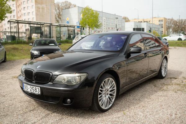 Black BMW 730 2006 in Liepaja, with an engine capacity of 3.00 L and mileage of 278 thousand km for 5250 €, photo 1 on AUTOMOTO.COM.LV
