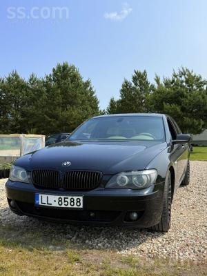 Black BMW 730 2006 in Riga, with an engine capacity of 3.00 L and mileage of 315 thousand km for 5500 €, photo 1 on AUTOMOTO.COM.LV