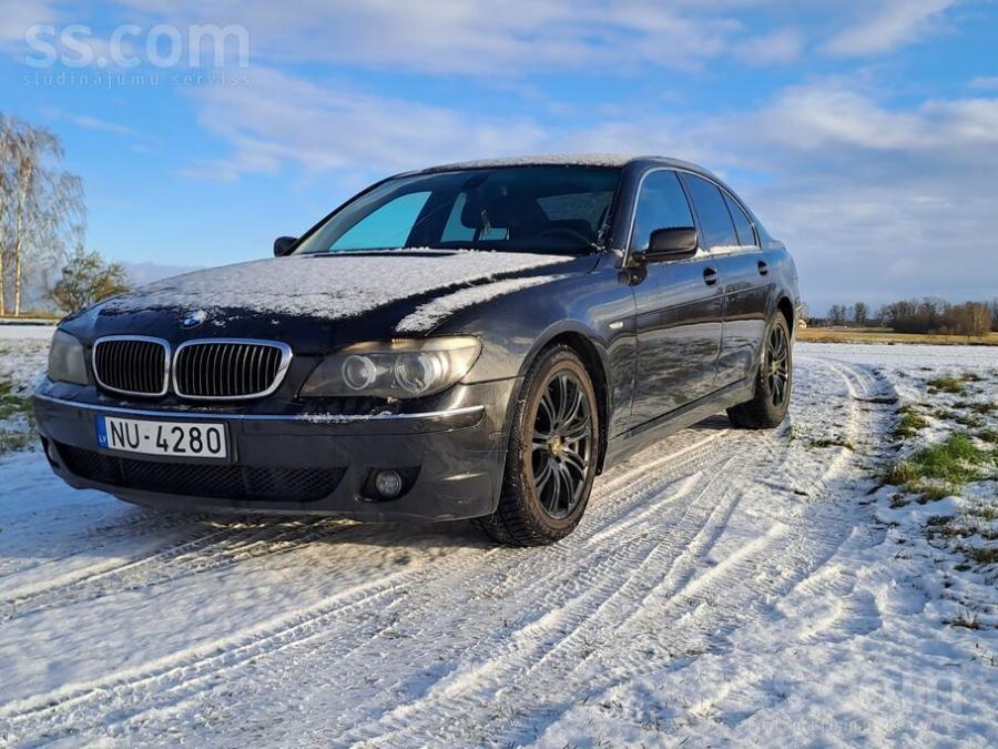 Black BMW 730 2006 in Jekabpils, with an engine capacity of 3.00 L and mileage of 548 thousand km for 2950 €, photo 2 on AUTOMOTO.COM.LV