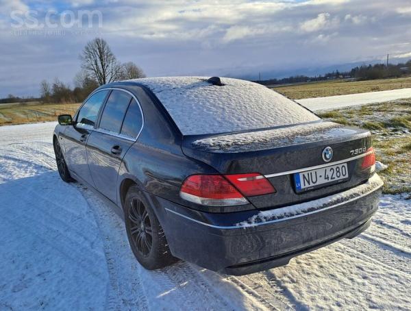 Black BMW 730 2006 in Jekabpils, with an engine capacity of 3.00 L and mileage of 548 thousand km for 2950 €, photo 4 on AUTOMOTO.COM.LV